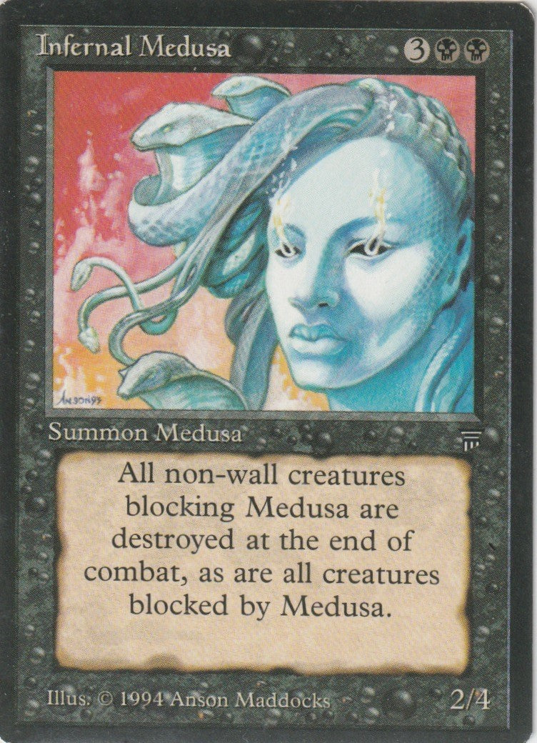 Infernal Medusa with painting – Anson Maddocks Art