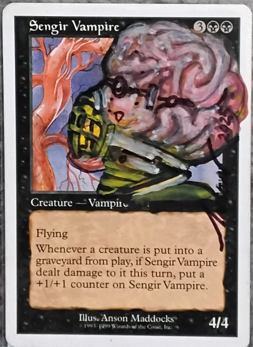 Sengir Vampire (Battle Royale) Card Alter – Anson Maddocks Art