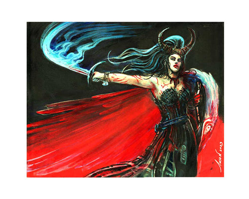 "Fallen Angel 2023 Rendition" Giclée Print – Anson Maddocks Art